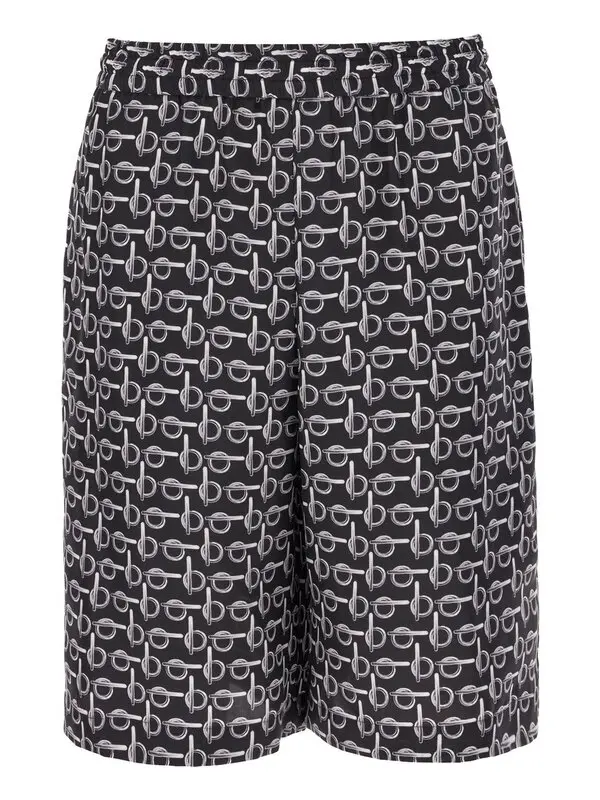 Burberry Printed Clothing Shorts - Multicolor