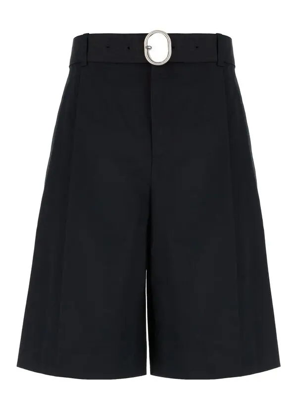 JIL SANDER Tailored Belted Shorts - Multicolor