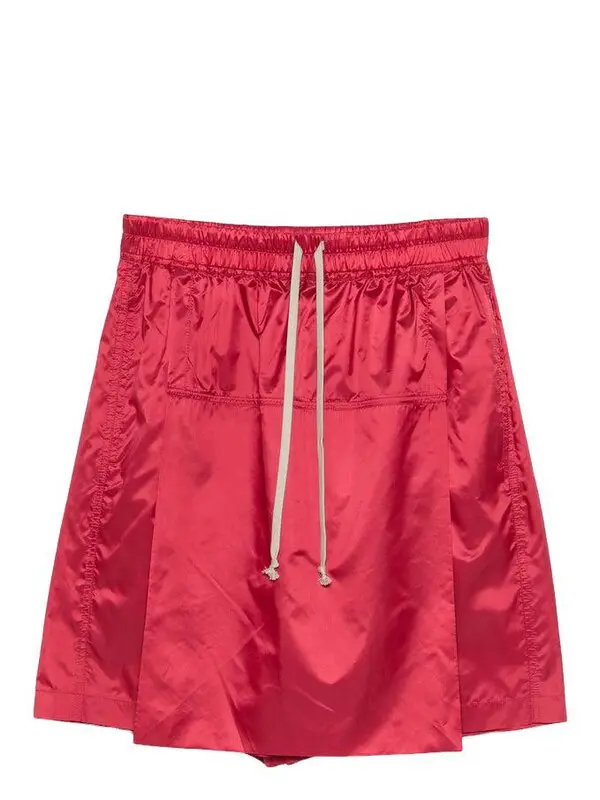 Moncler Scarlet Drop-crotch Shorts - Red
