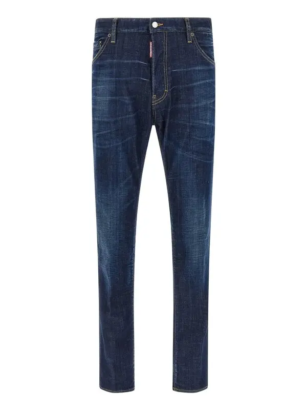 Dsquared2 Cool Guy Stonewashed Jeans - Blue