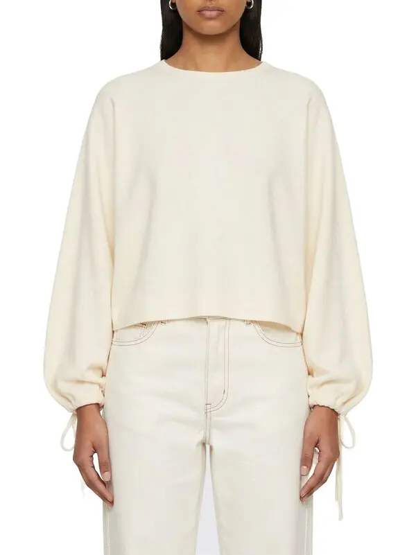 Max Mara Oversized Virgin Wool Sweater - White