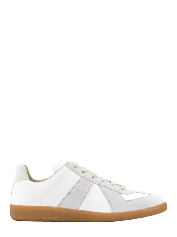 MAISON MARGIELA Replica Leather Sneakers - White