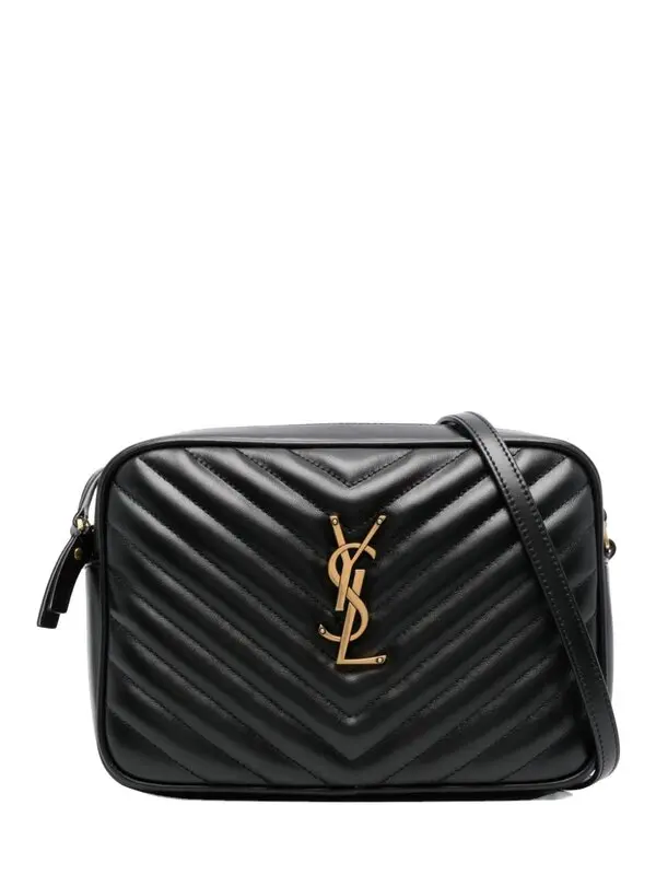 Saint Laurent Quilted Leather Lou Camera Bag - Black