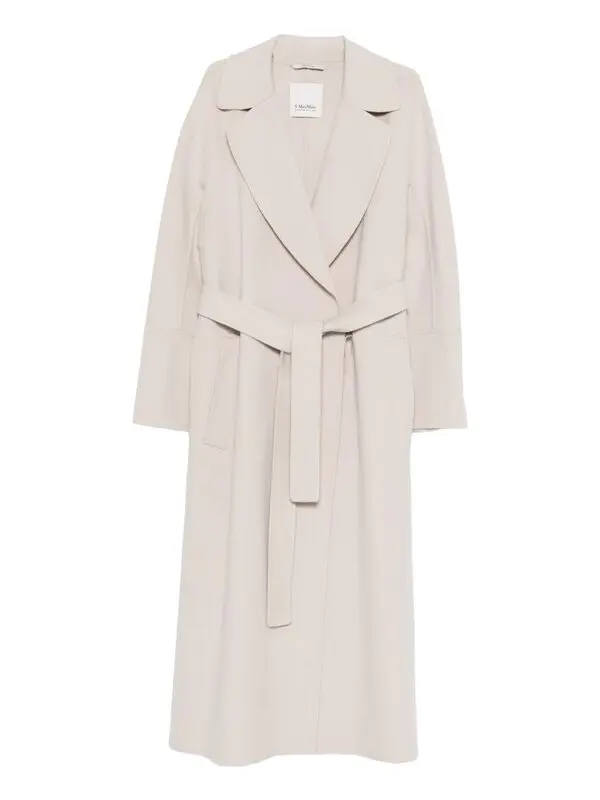 Max Mara Wool Long Coat - Multicolor