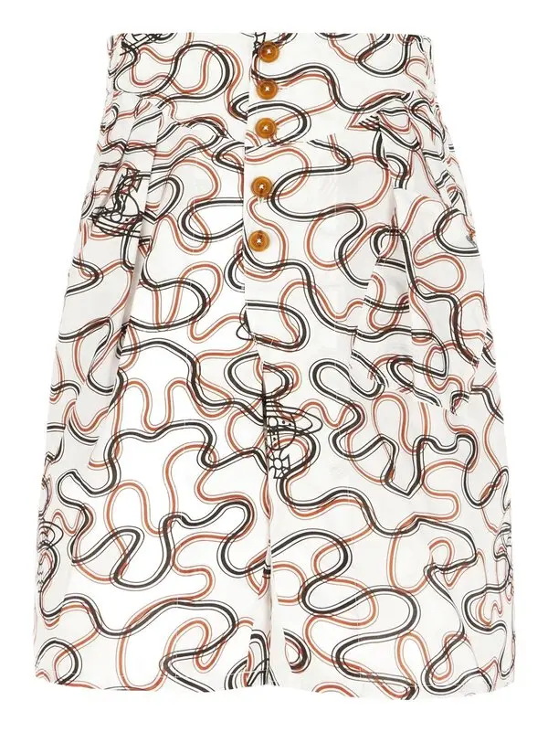 VIVIENNE WESTWOOD Printed Shorts - Multicolor