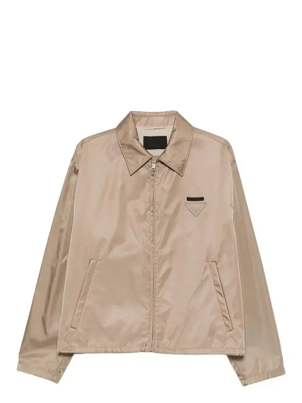 Prada Lightweight Zip-up Jacket - Cream