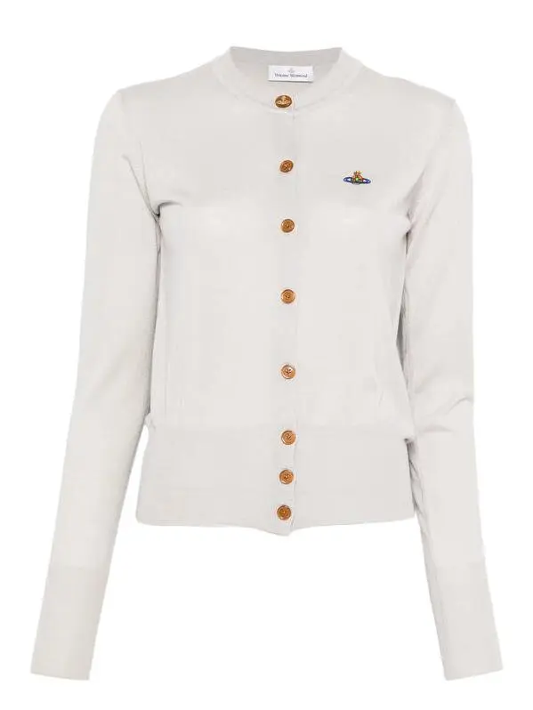 VIVIENNE WESTWOOD Grey Knitwear Cardigan - Gray