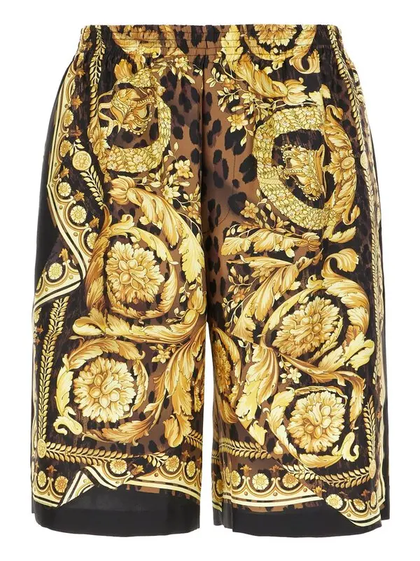 Versace Printed Clothing Shorts - Multicolor