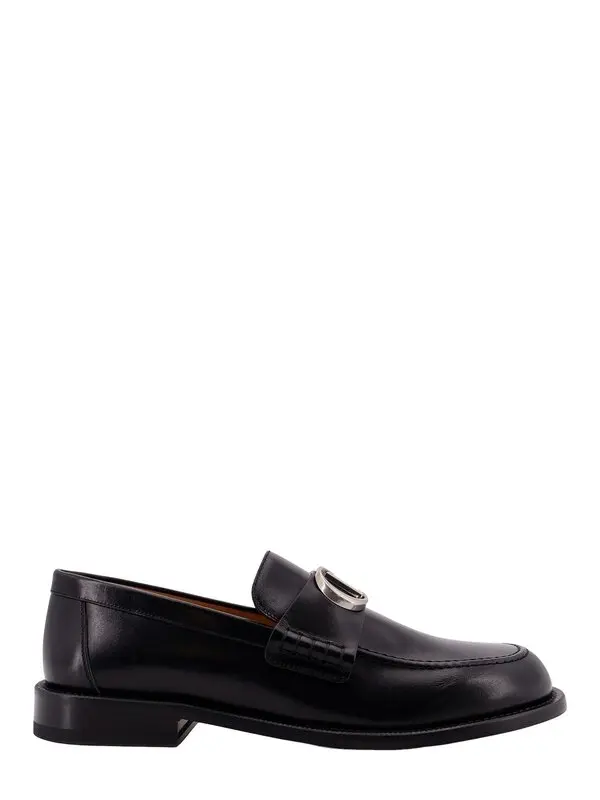 Dior Archie Leather Loafers - Black