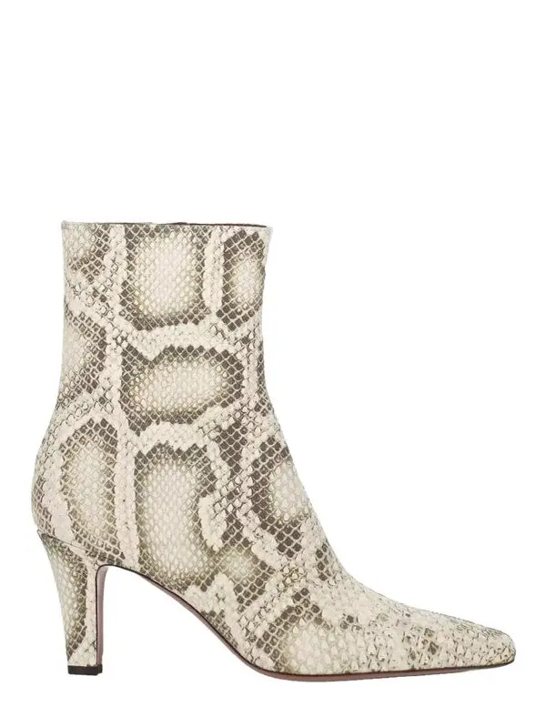 Paris Texas Belle Ankle Boot 75 Snakeskin Effect - Multicolor