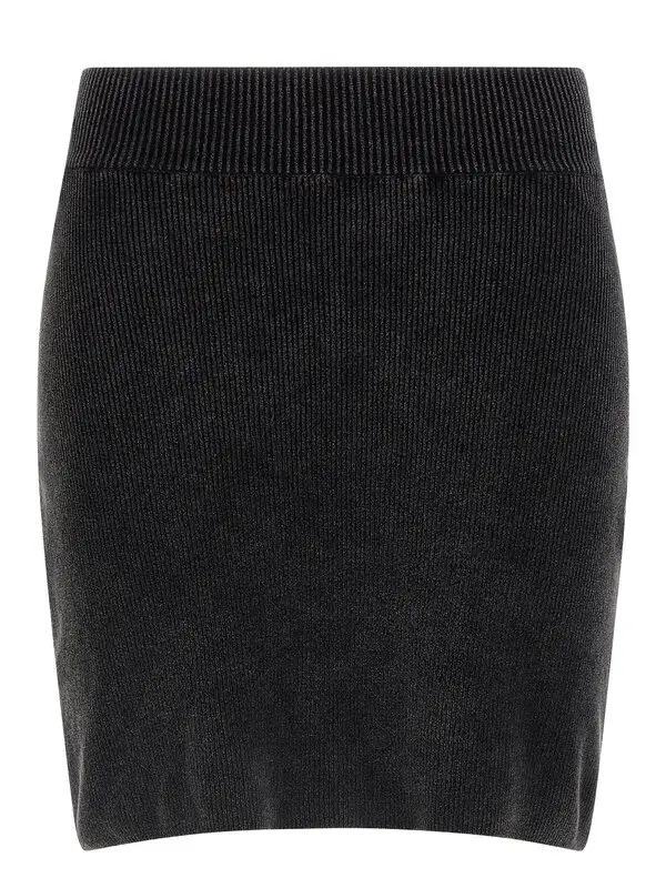 Alexander Wang Chenille Mini Skirt - Black