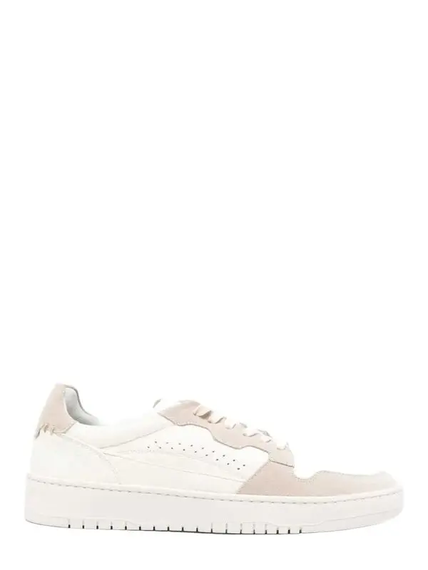 Eleventy Lace-up Sneakers With Perforated Panels - Multicolor
