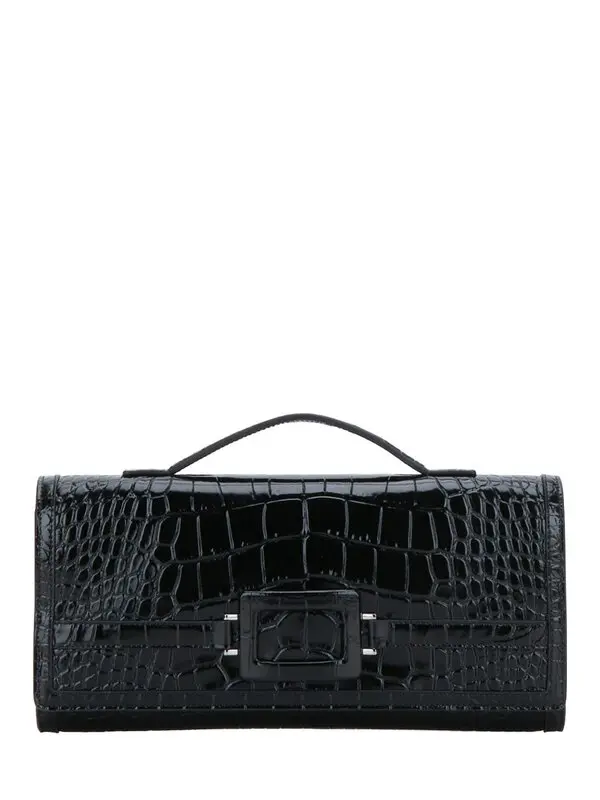 ROGER VIVIER Belle Vivier Clutch With Chain Strap - Multicolor