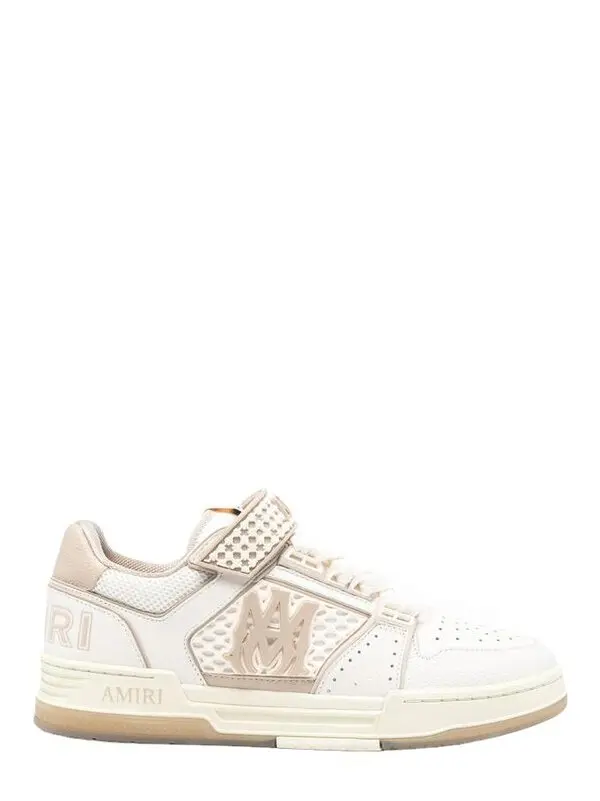 Amiri Low Top Trainers With Perforated Detailing - White