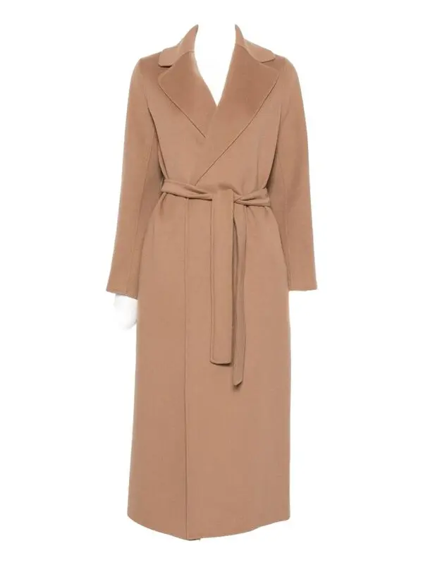 Max Mara Wool Long Coat - Multicolor