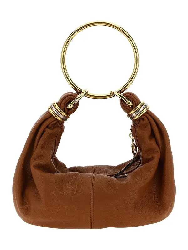 Chloé Small Bracelet Hobo Handbag - Brown