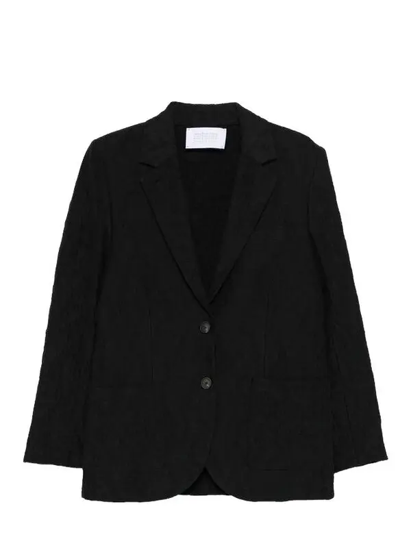 Harris Wharf London Textured Blazer - Black