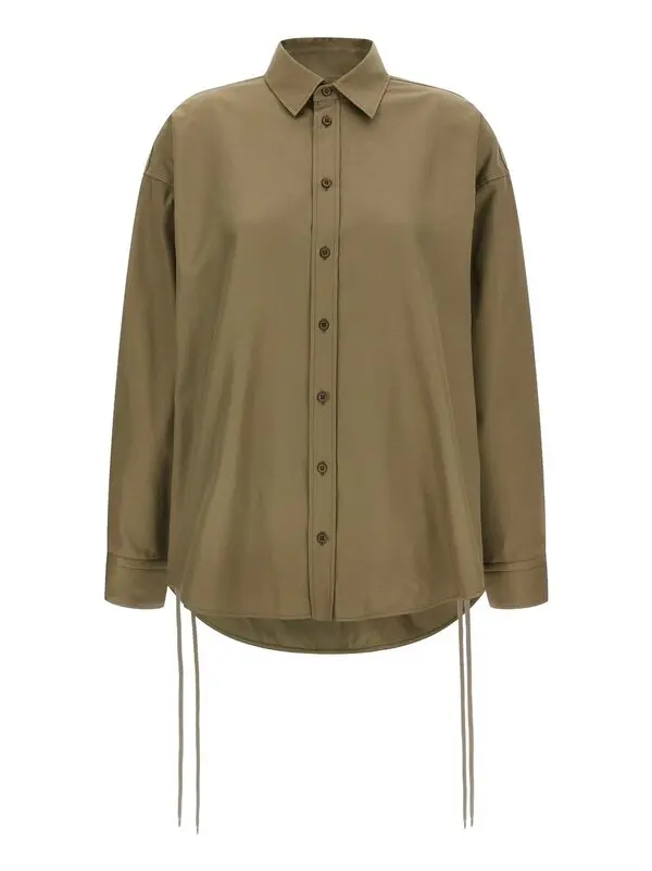 Balenciaga Camicia Lace-up Shirt - Multicolor