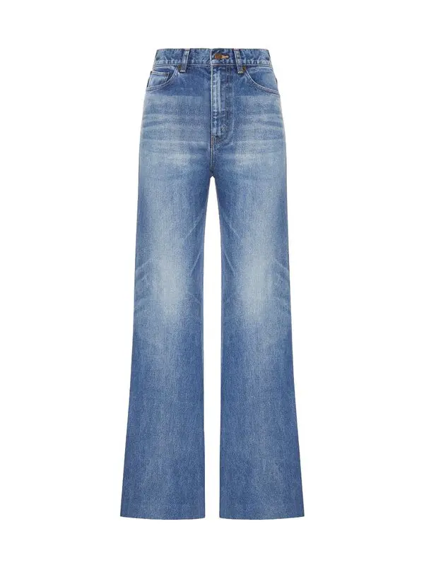 Celine High-waisted Flare Jeans - Multicolor