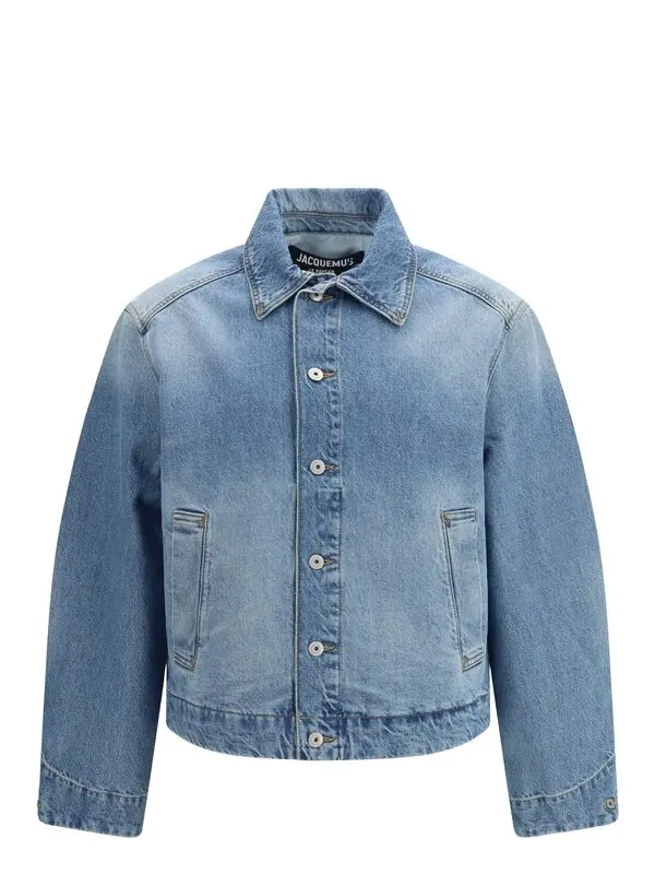 Jacquemus Denim Trucker Jacket - Blue