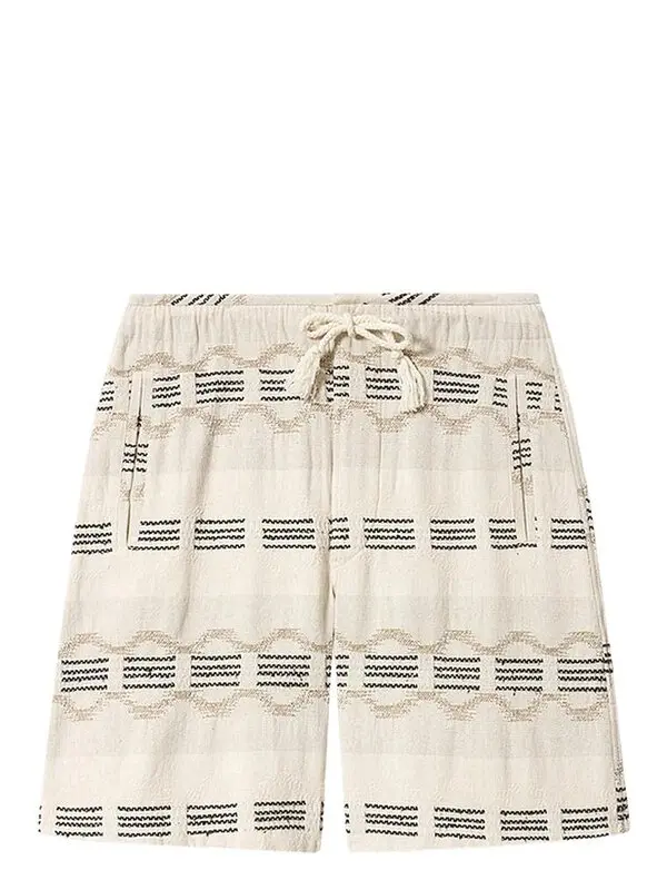 Isabel Marant Étoile Printed Cotton Blend Bermuda Shorts - Cream