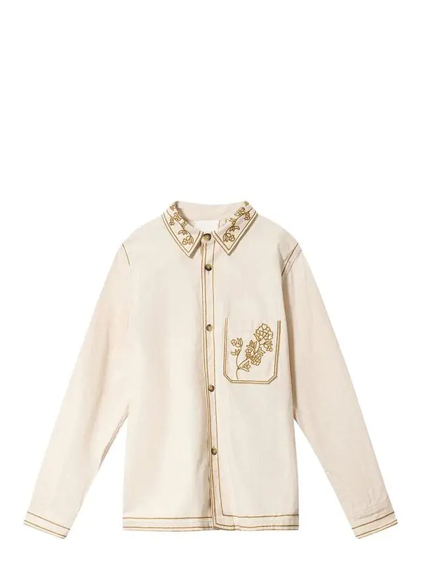 Isabel Marant Étoile Neutrals Jackets Shirt Jackets - Cream