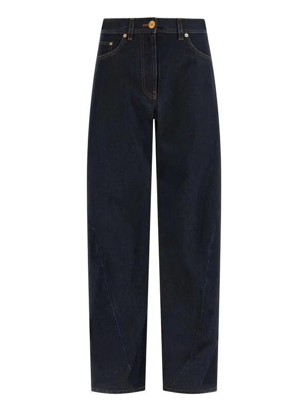 Versace Soft Wash High Waist Jeans - Blue