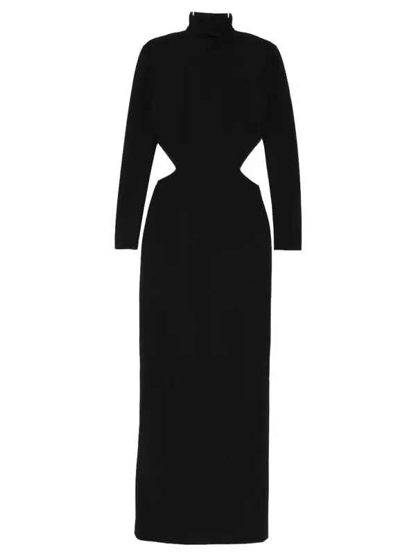 Solace London Maxi Dress With Cutout Detail - Multicolor