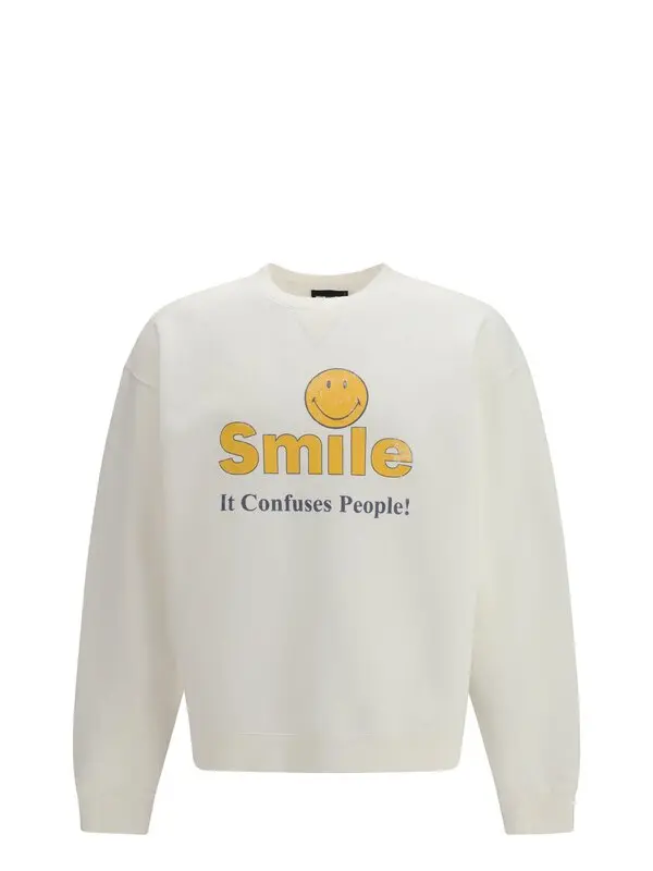 Dsquared2 Graphic Print Crewneck Sweatshirt - White