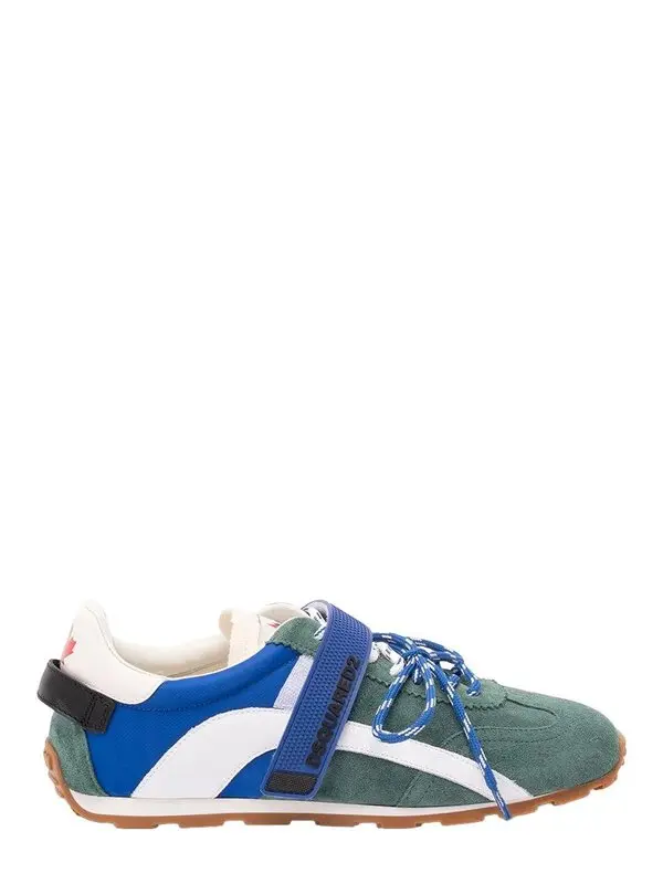 Dsquared2 Suede Lace-up Sneakers - Multicolor