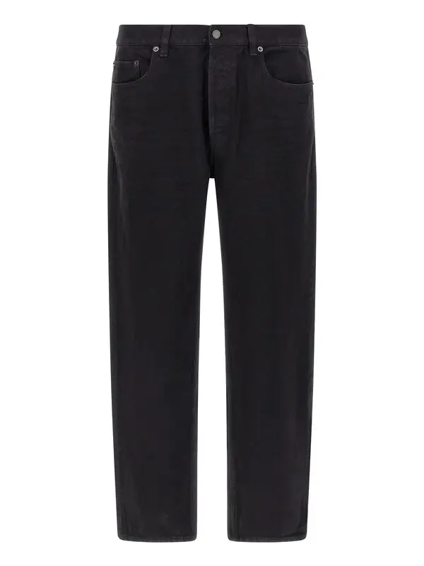 Saint Laurent Mick Straight Leg Jeans - Black