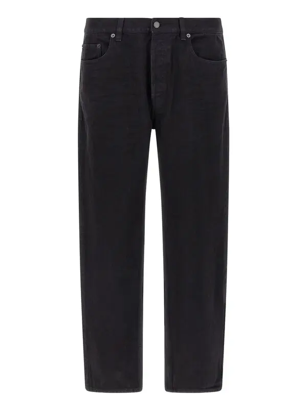 Saint Laurent Mick Straight Leg Jeans - Black