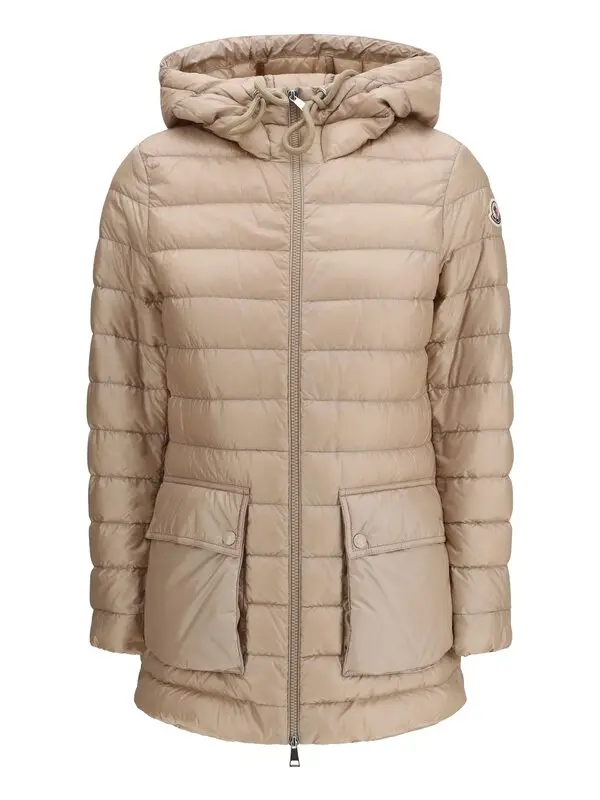 Moncler Jasmin Short Down Jacket - Cream
