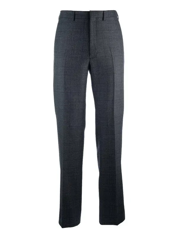 Prada Tailored Plaid Trousers - Multicolor