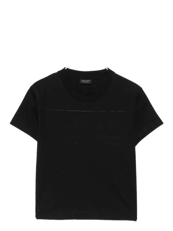 Gucci Cotton Logo Print T-shirt - Multicolor