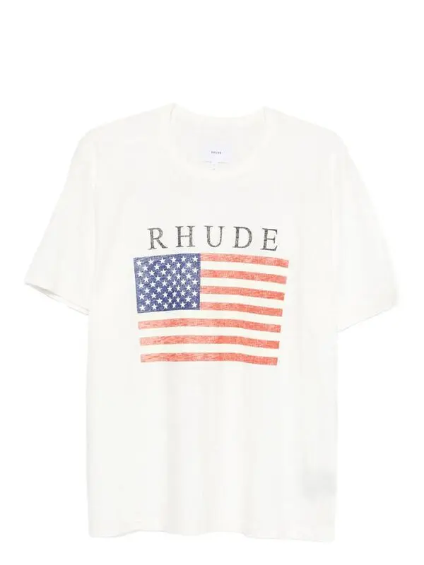 Rhude Neutrals T-shirts & Vests T-shirts - Cream