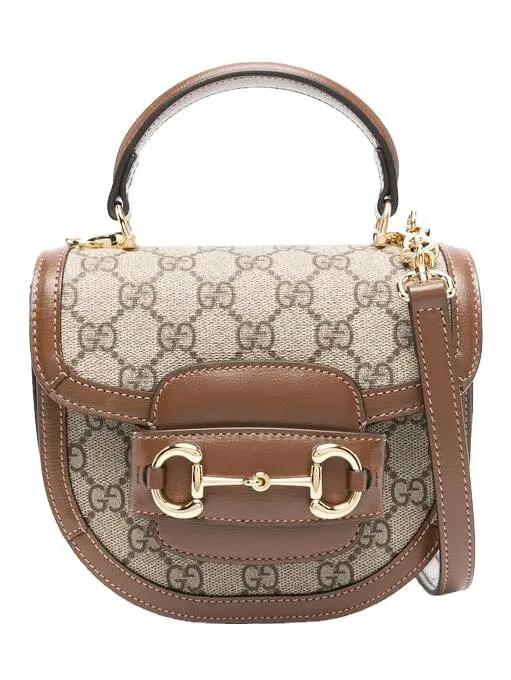 Gucci Mini Bag With Horsebit Detail - Cream