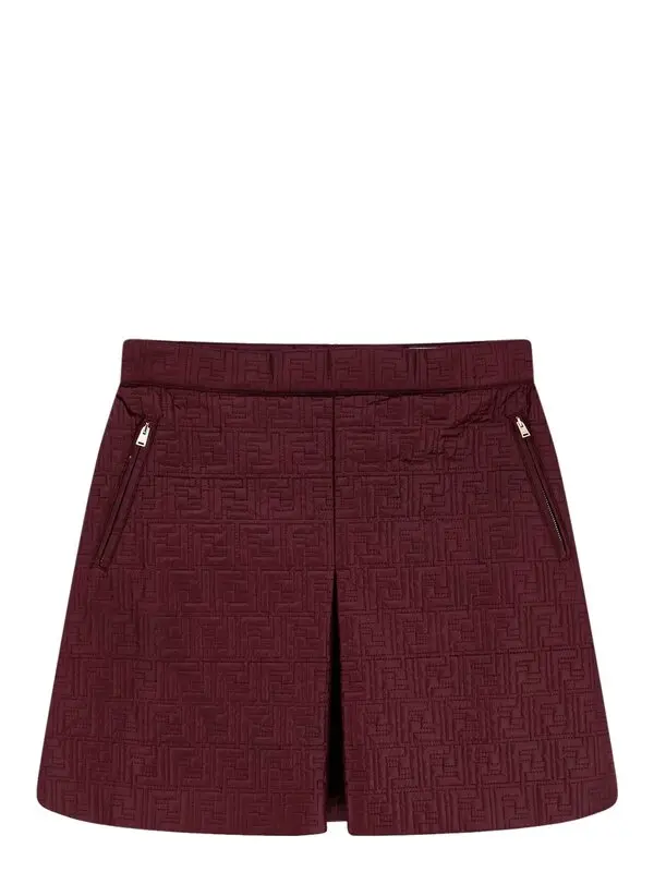 Fendi Quilted Nylon Mini Skirt - Multicolor