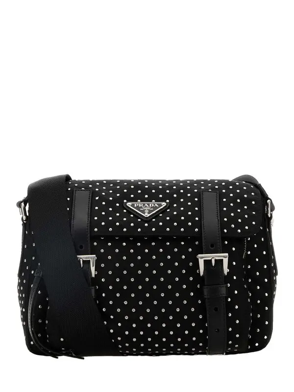 Prada Re-nylon Crossbody Bag - Black