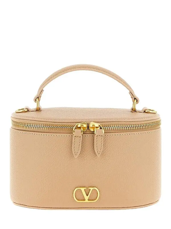 Valentino Garavani Calf Leather Mini Bag - Cream