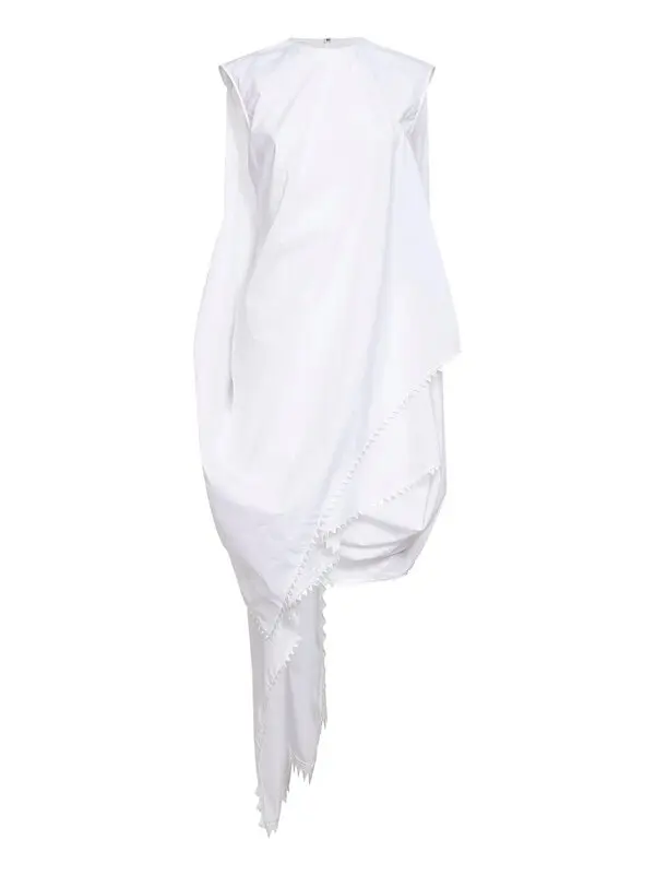 Jacquemus Asymmetrical Layered Mini Dress - Multicolor