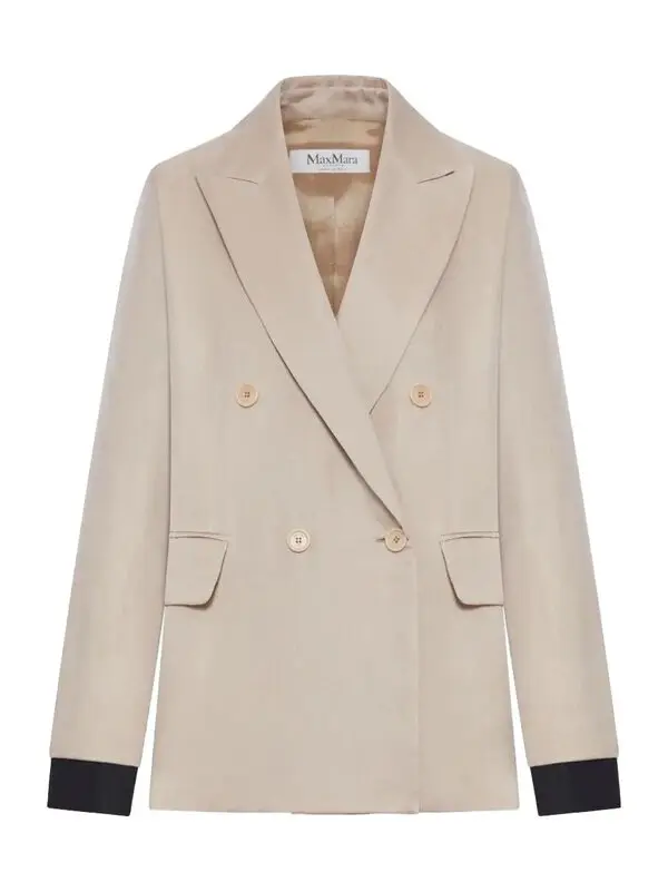 Max Mara Double-breasted Jacket - Multicolor