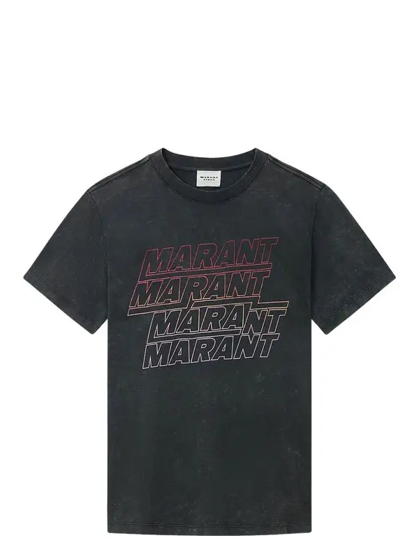 Isabel Marant Étoile Zoeline Cotton T-shirt - Multicolor