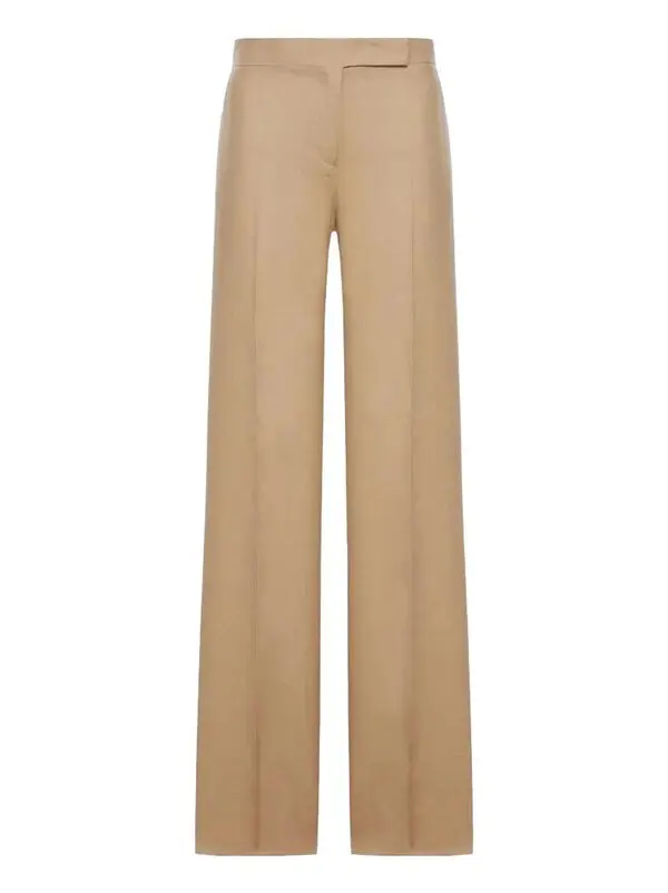 Max Mara Linen Wide Leg Trousers - Multicolor