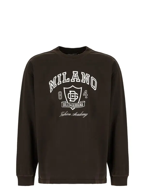 Dolce & Gabbana Milano Fashion Academy Graphic T-shirt - Multicolor