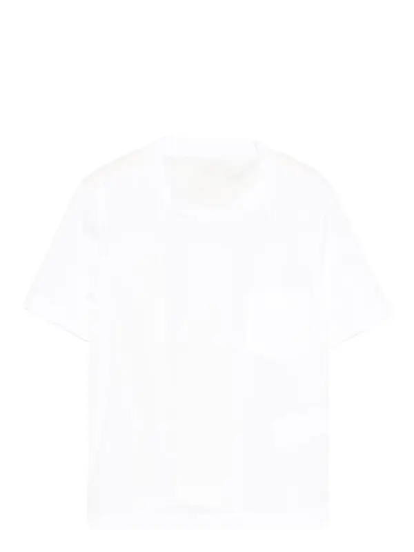 Sacai Cotton T-shirt With Pocket - Multicolor