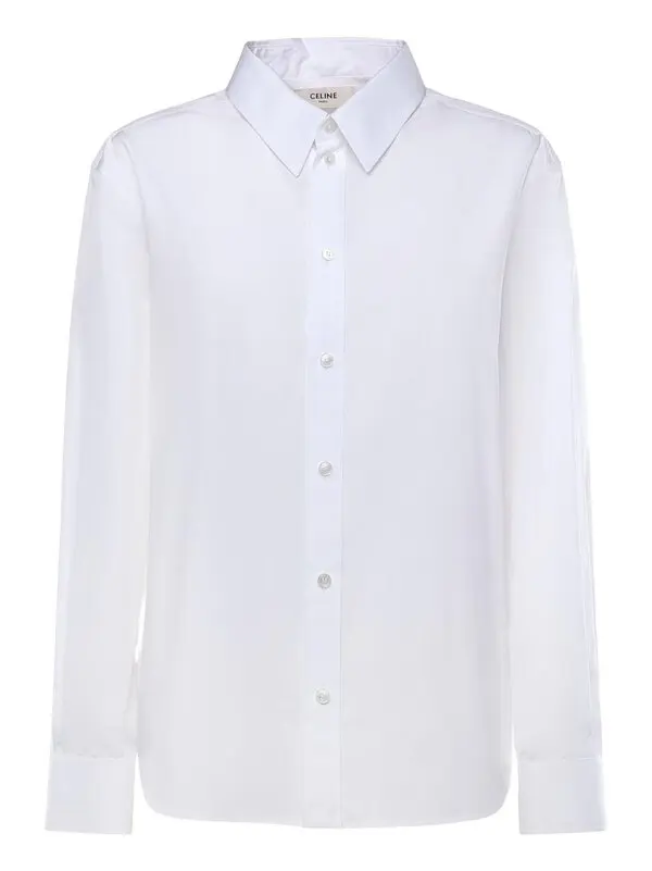 Celine Cotton Button-up Shirt - Multicolor