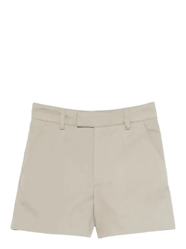 A.p.c. Lili Cotton Blend Shorts - Green