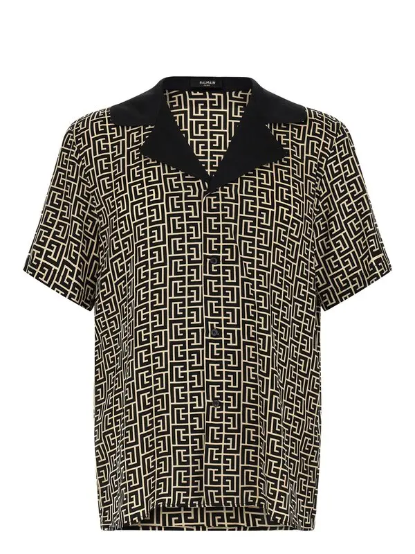 Balmain Monogram Shirt - Multicolor