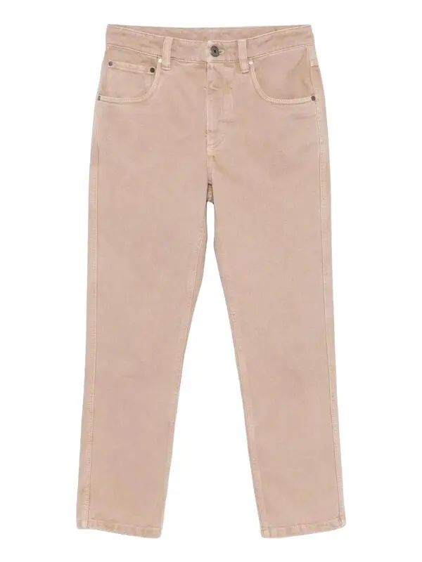 Brunello Cucinelli Dyed Cotton Pants - Multicolor